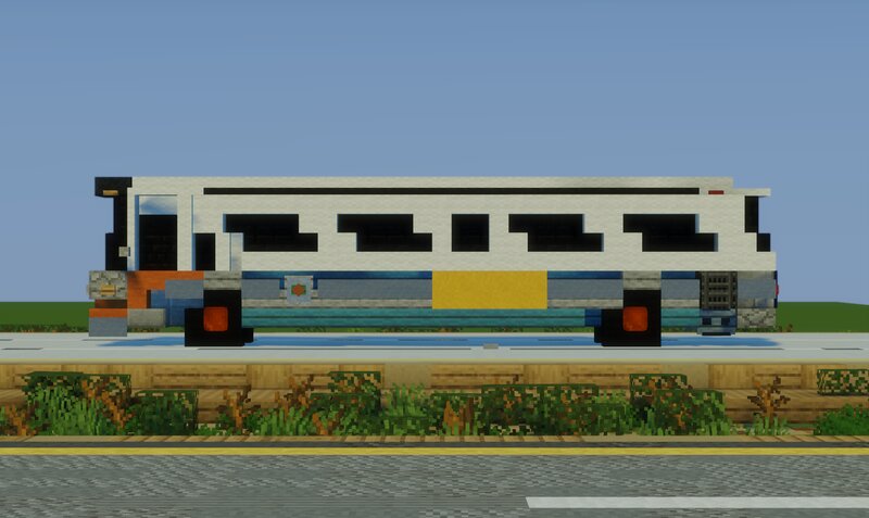 1963 GMC 'New Look' bus | DOWNLOAD Minecraft Map