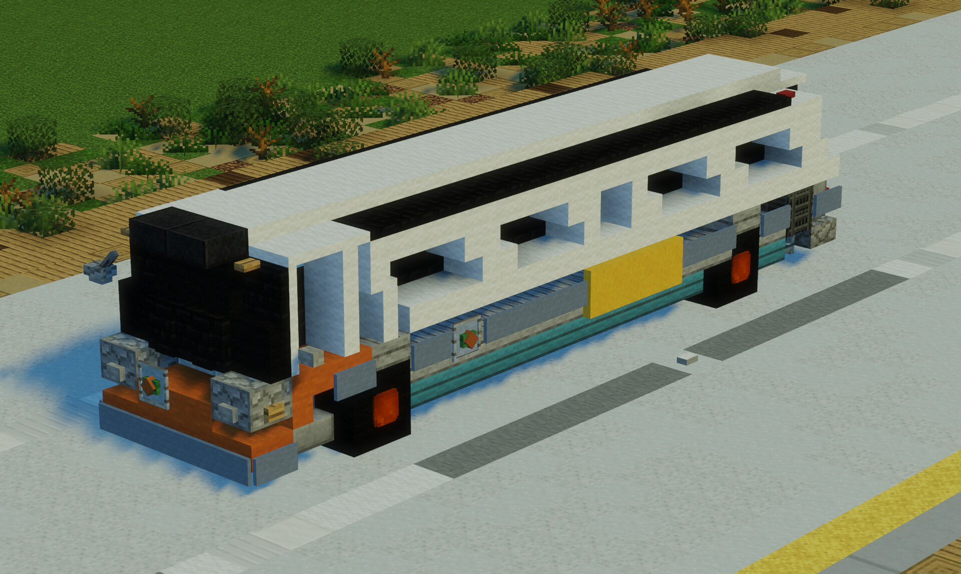 1963 GMC 'New Look' bus | DOWNLOAD Minecraft Map
