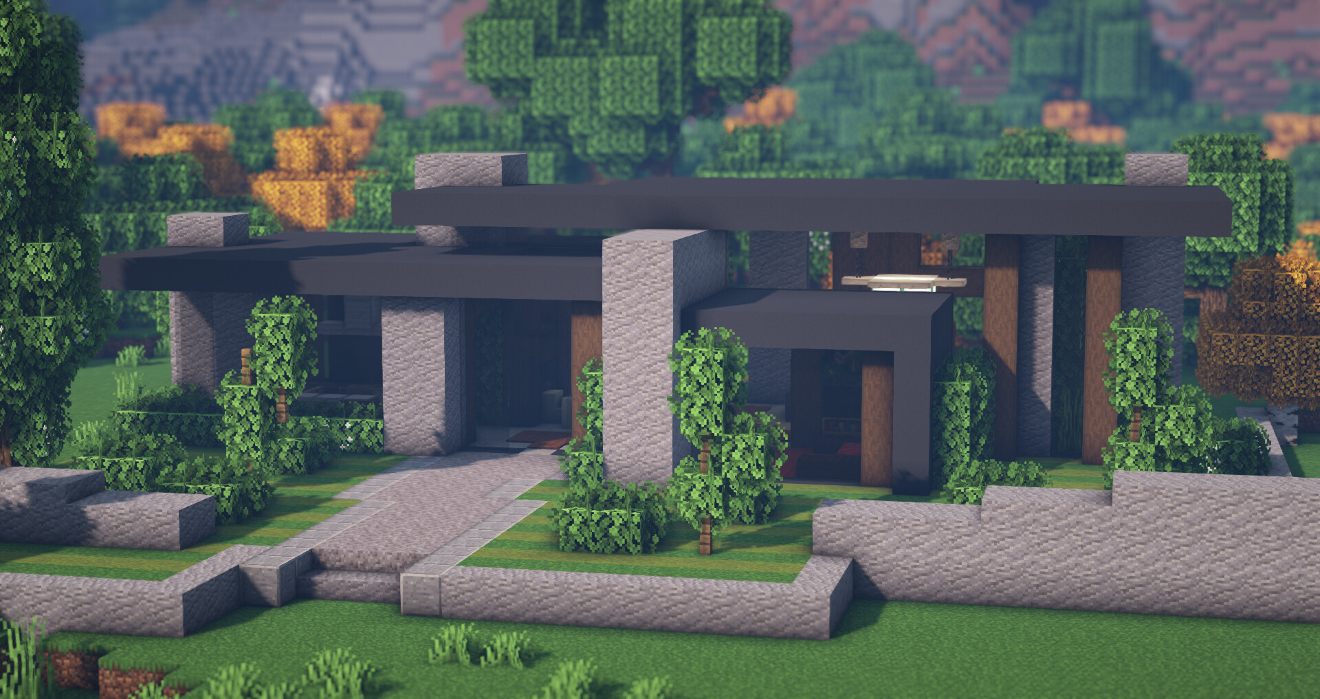 Simple Modern House Minecraft Map