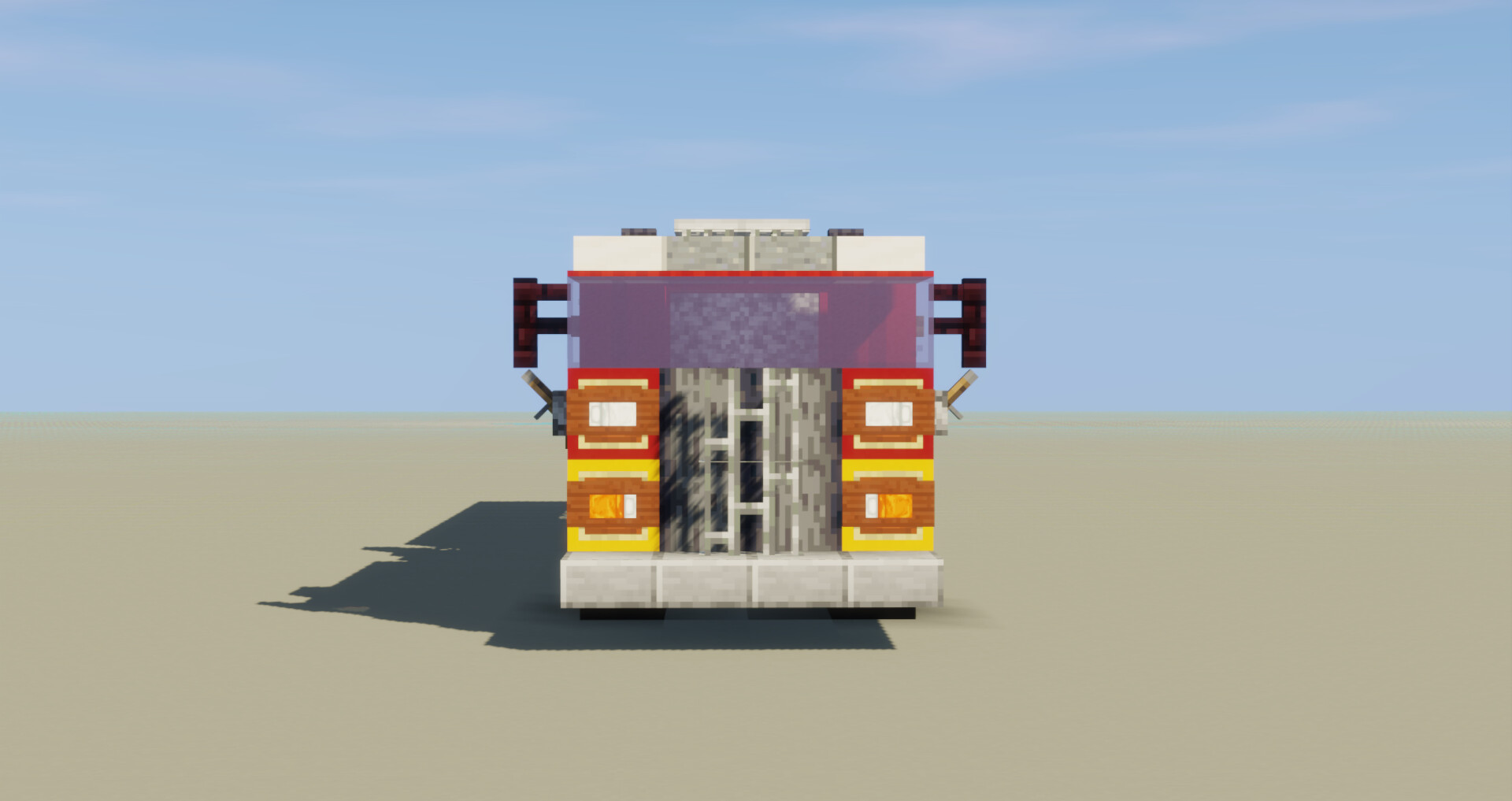 Fire Truck (with ladder) Minecraft Map