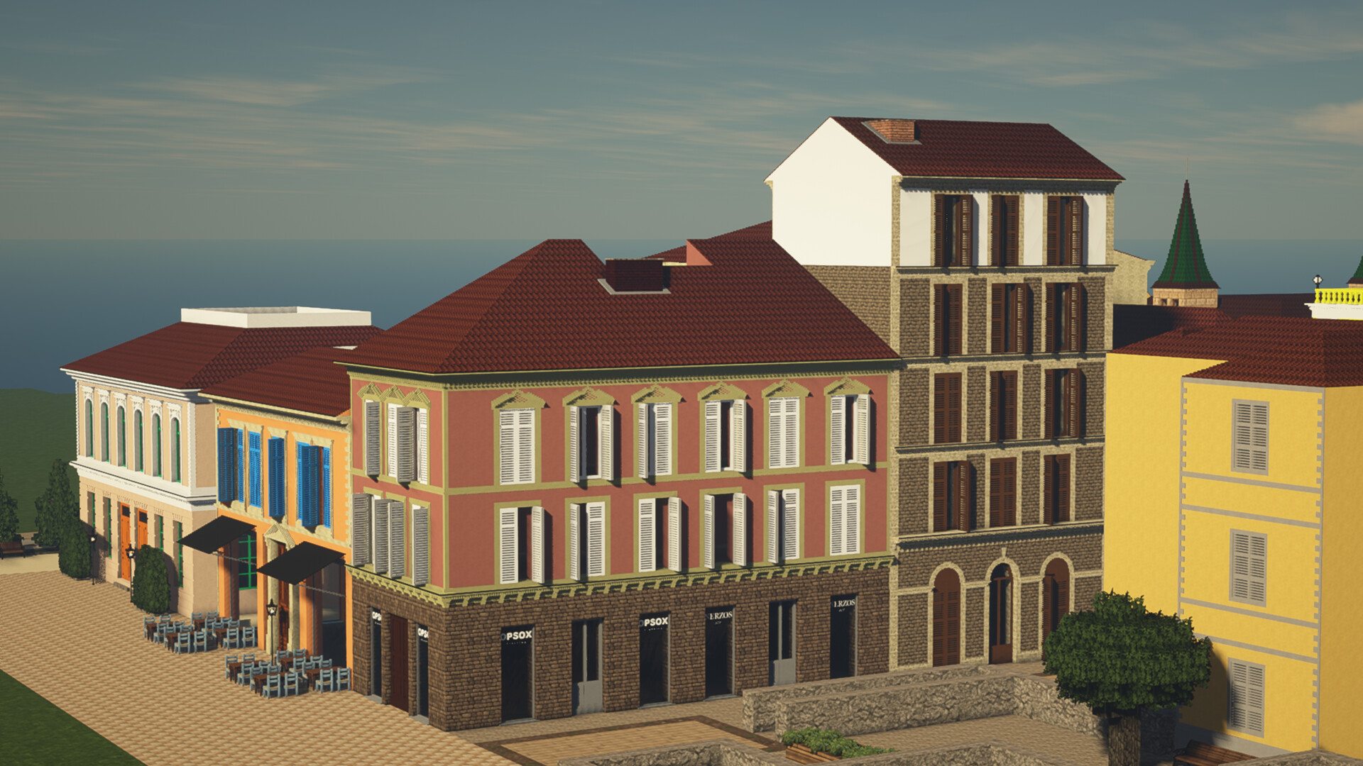 Minecraft | Mediterranean City | Little Tiles | Part 14 Minecraft Map