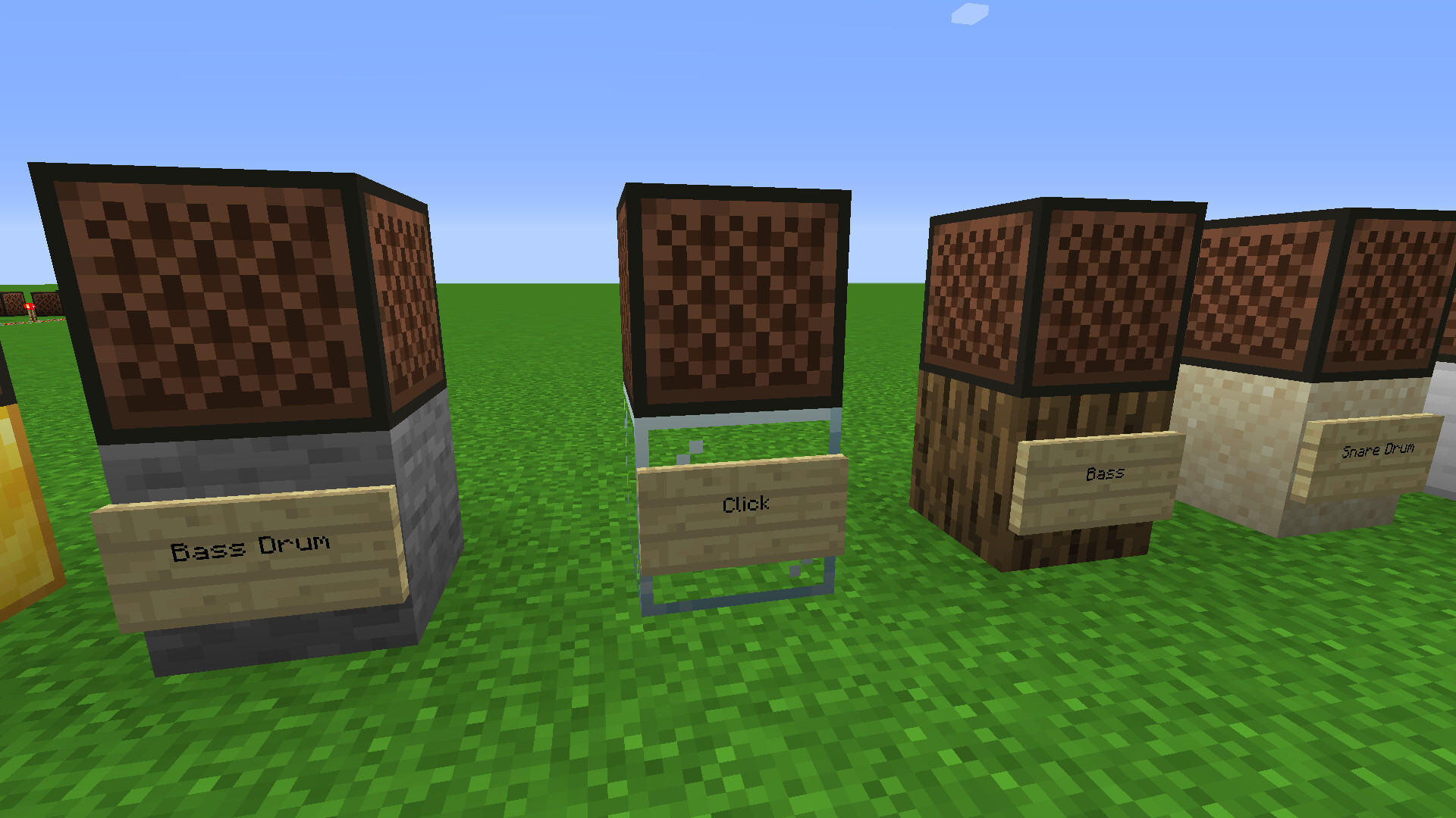 Noteblock music sheet Minecraft Map
