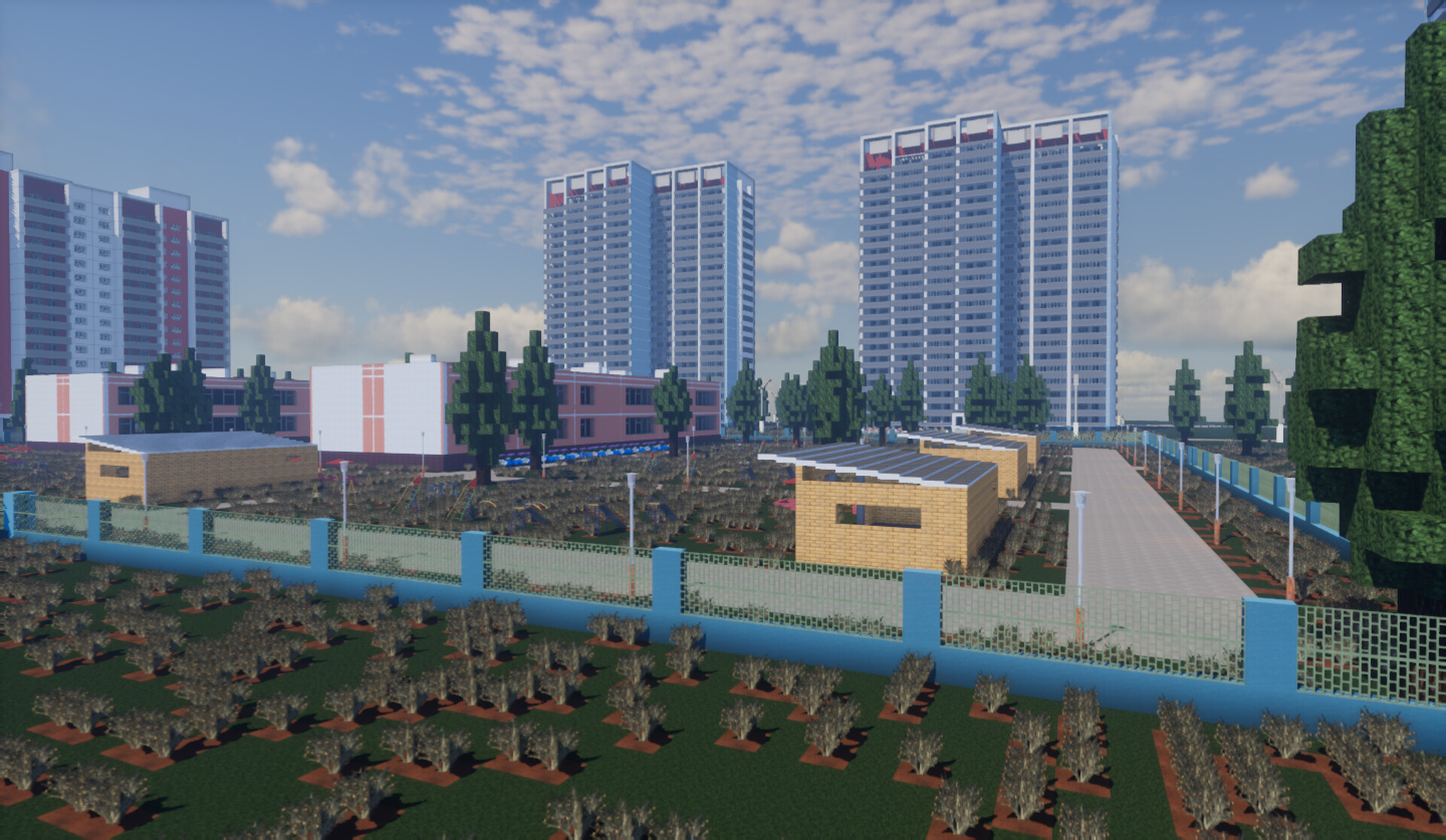 soviet serial panel house I-700A Minecraft Map