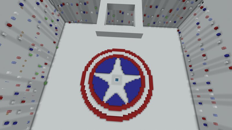 Captain America Parkour Map Minecraft Map
