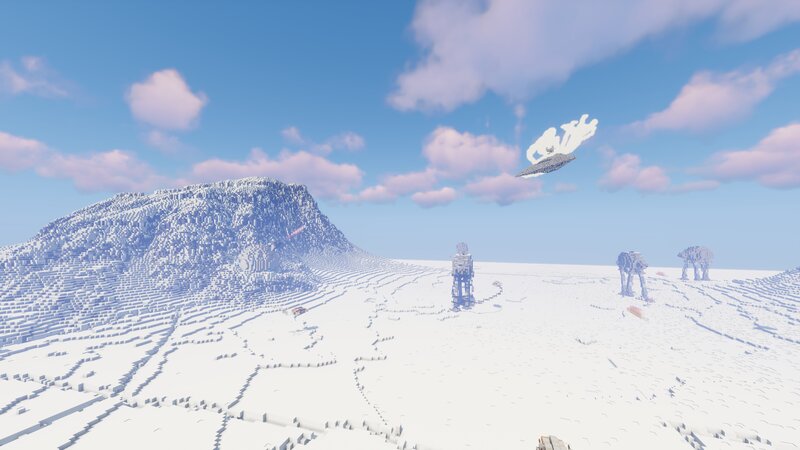 Hoth echo base Minecraft Map