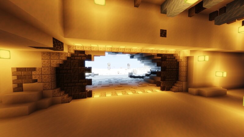 Hoth echo base Minecraft Map
