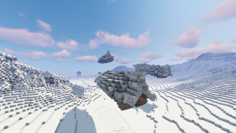 Hoth echo base Minecraft Map
