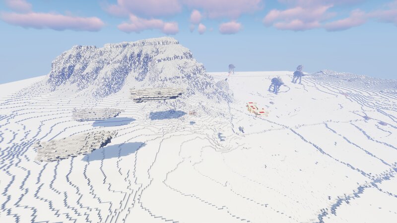 Hoth echo base Minecraft Map