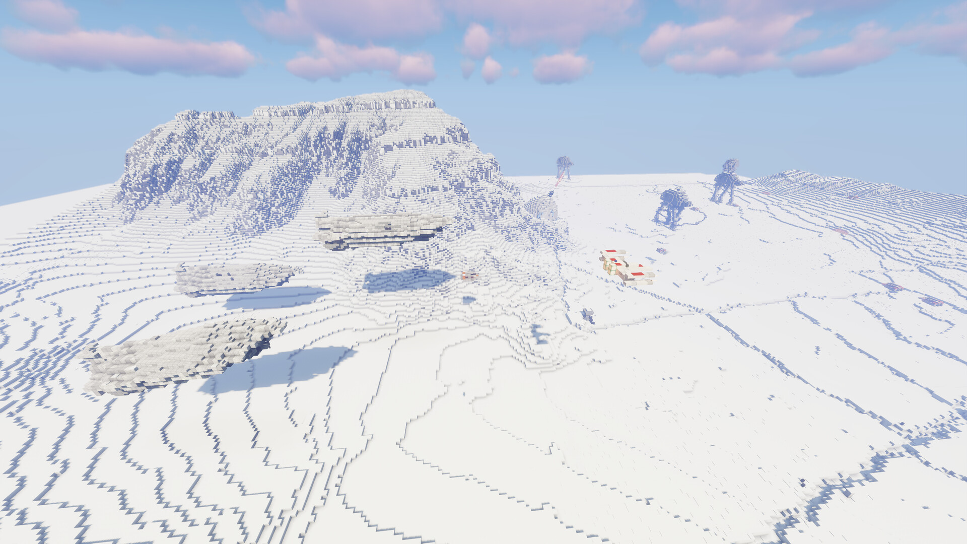 Hoth echo base Minecraft Map