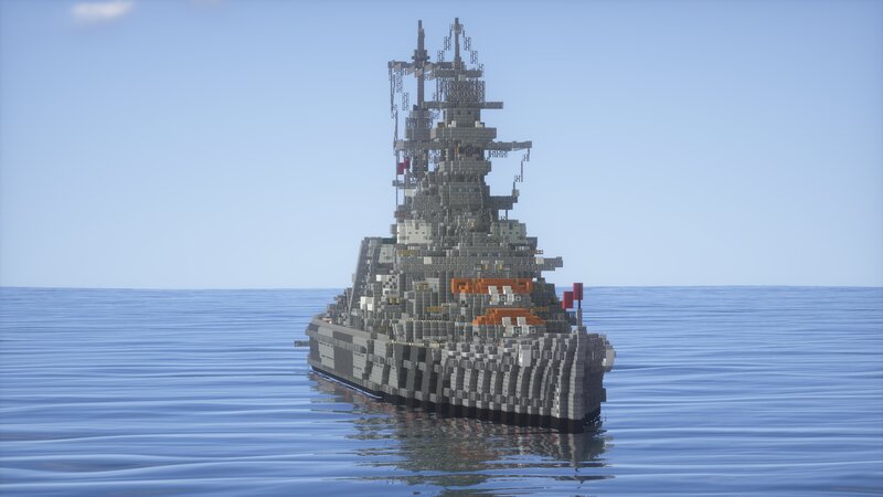 German cruiser Admiral Hipper Minecraft Map
