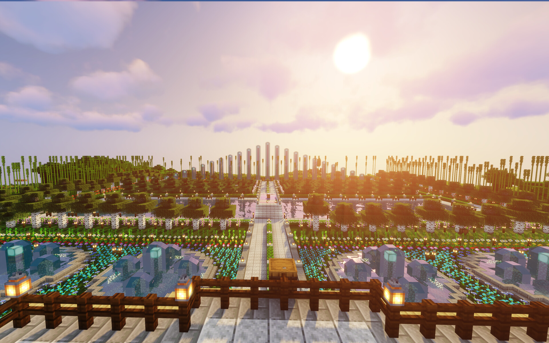 Rainbow Mansion Hunt Minecraft Map