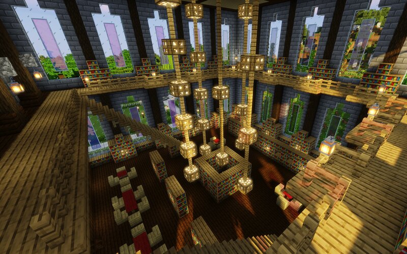 Rainbow Mansion Hunt Minecraft Map