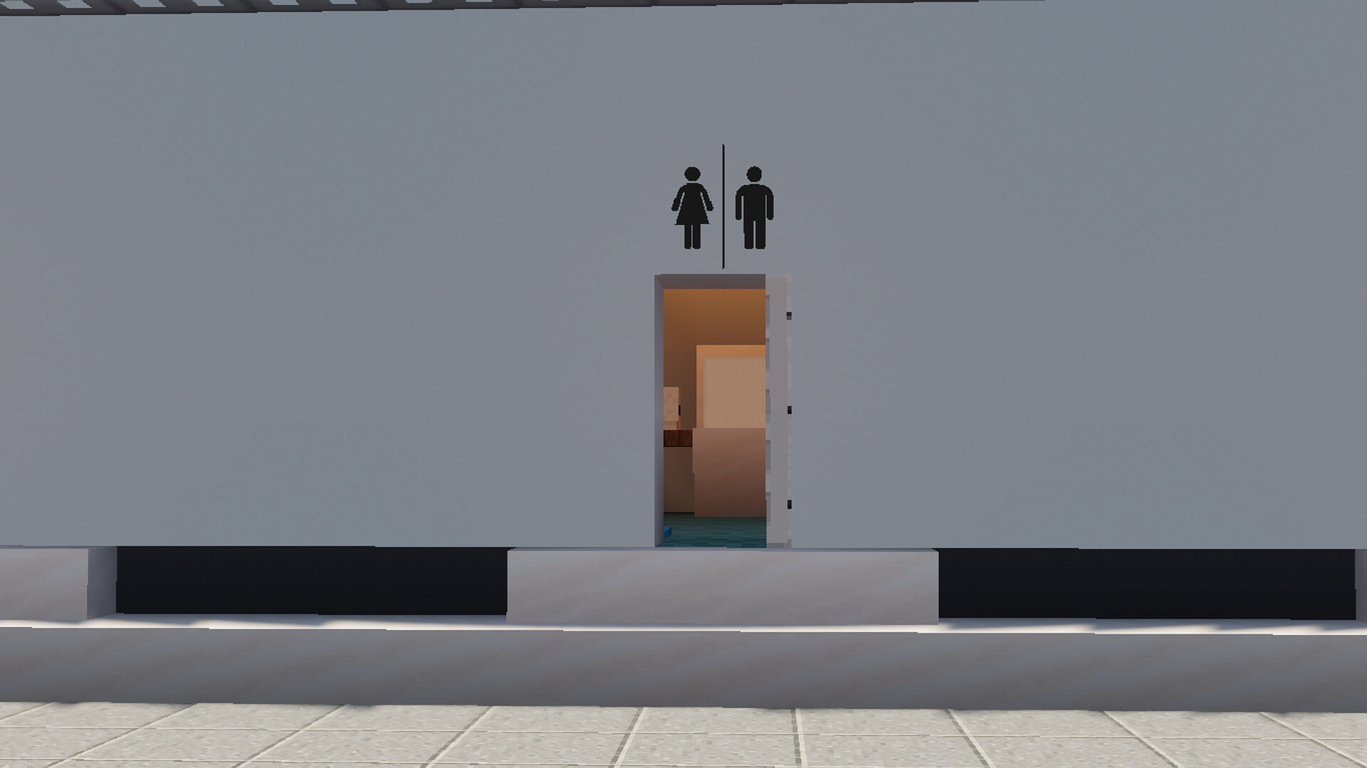 Modern Public Restroom | 1.16.5 Map Minecraft Map