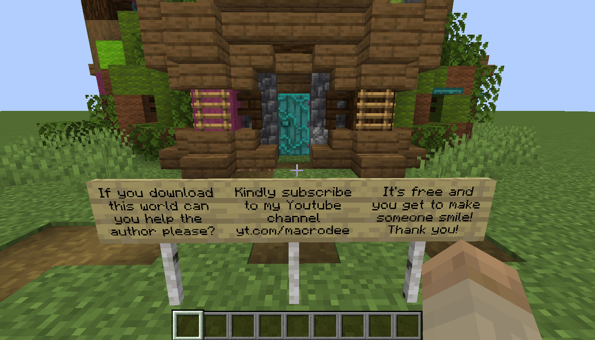 Simple Wool Shop Build Idea - Psychedelic Theme - [World Download ...