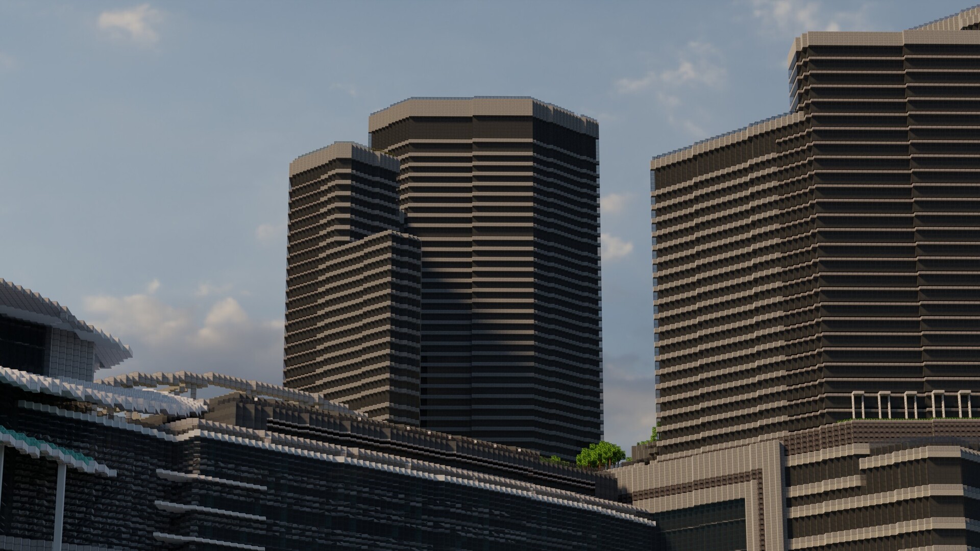 Hong Kong Convention and Exhibition Centre in Minecraft 1:1 ...