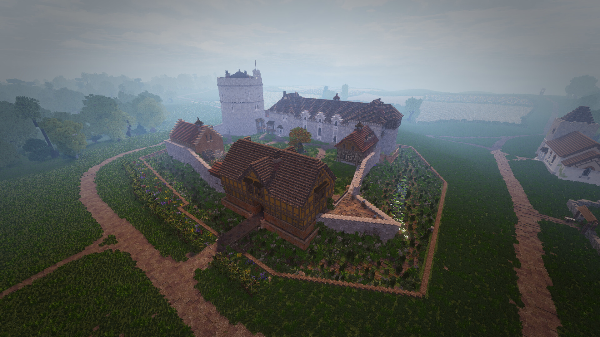 Stokesay Castle Minecraft Map