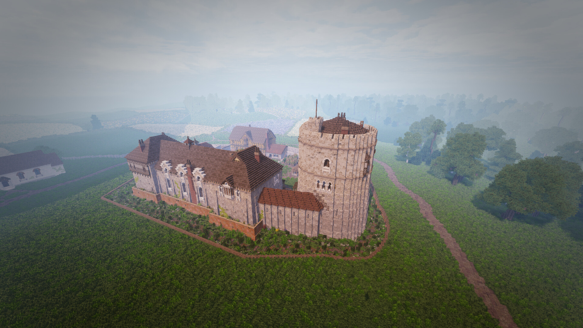 Stokesay Castle Minecraft Map