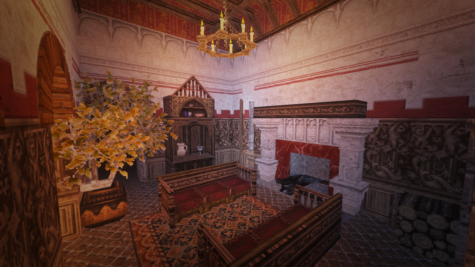 Stokesay Castle Minecraft Map