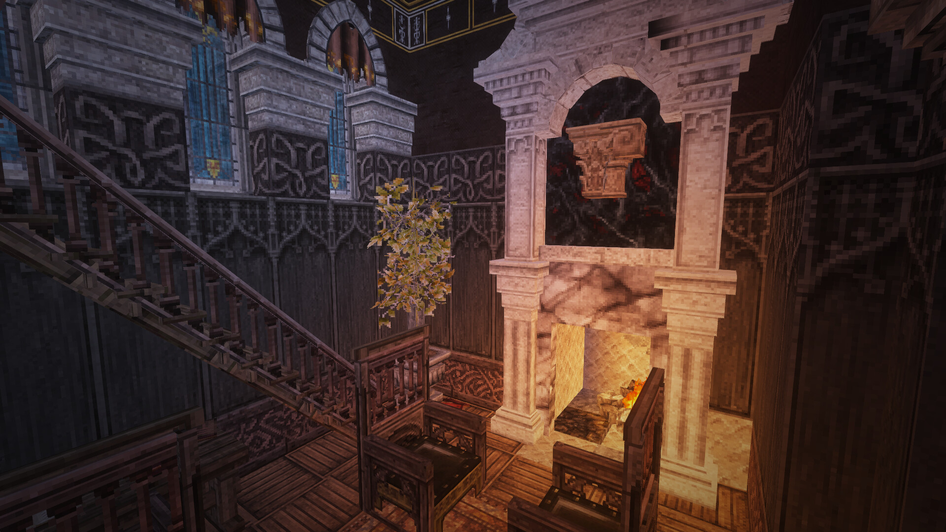 Stokesay Castle Minecraft Map