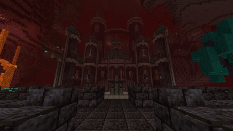 Nether Castle Base Minecraft Map