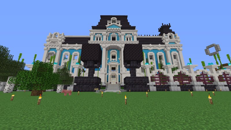 Nether Castle Base Minecraft Map