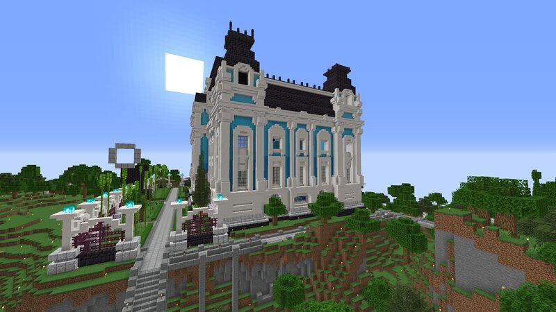 Nether Castle Base Minecraft Map