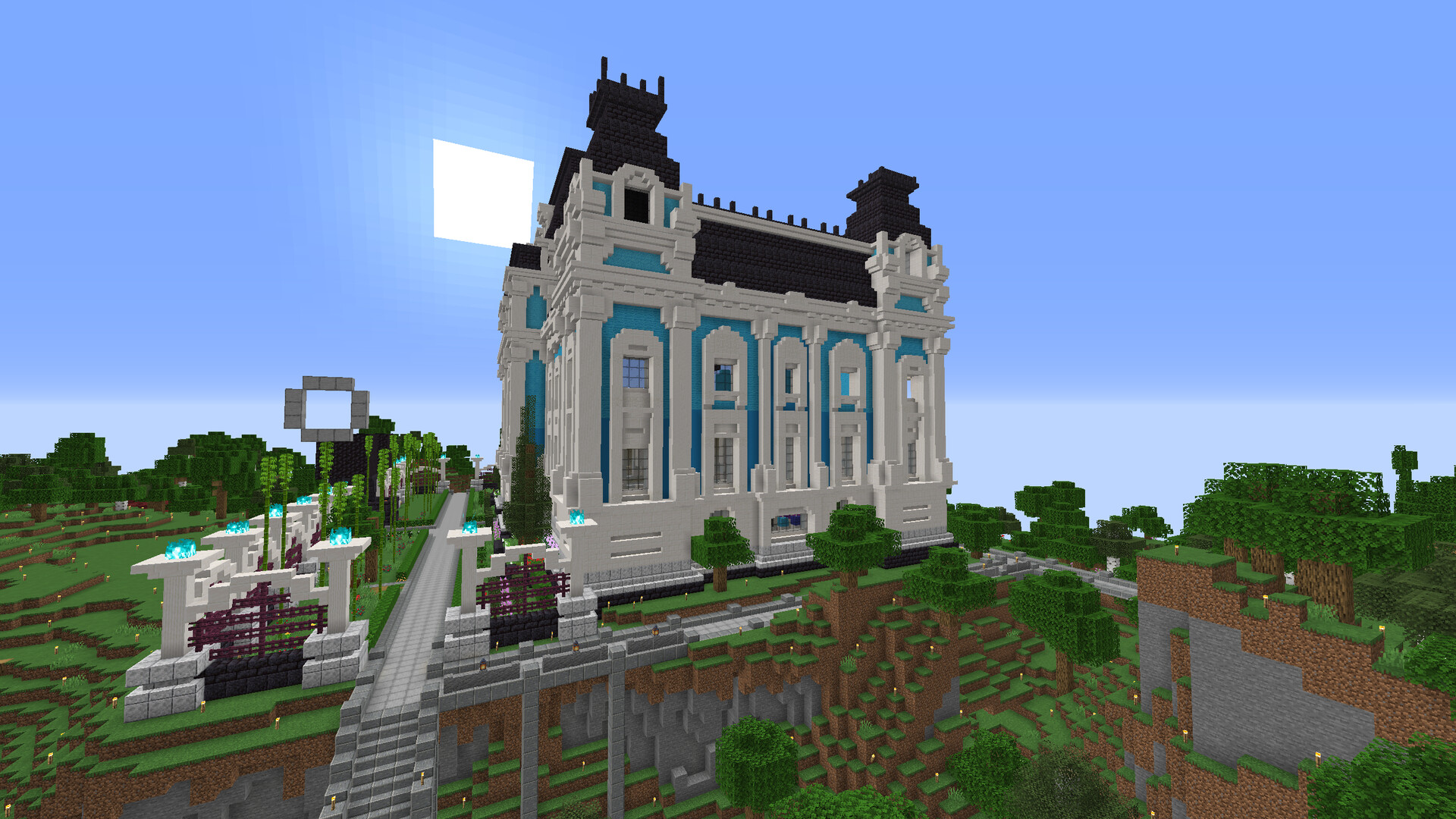 Nether Castle Base Minecraft Map