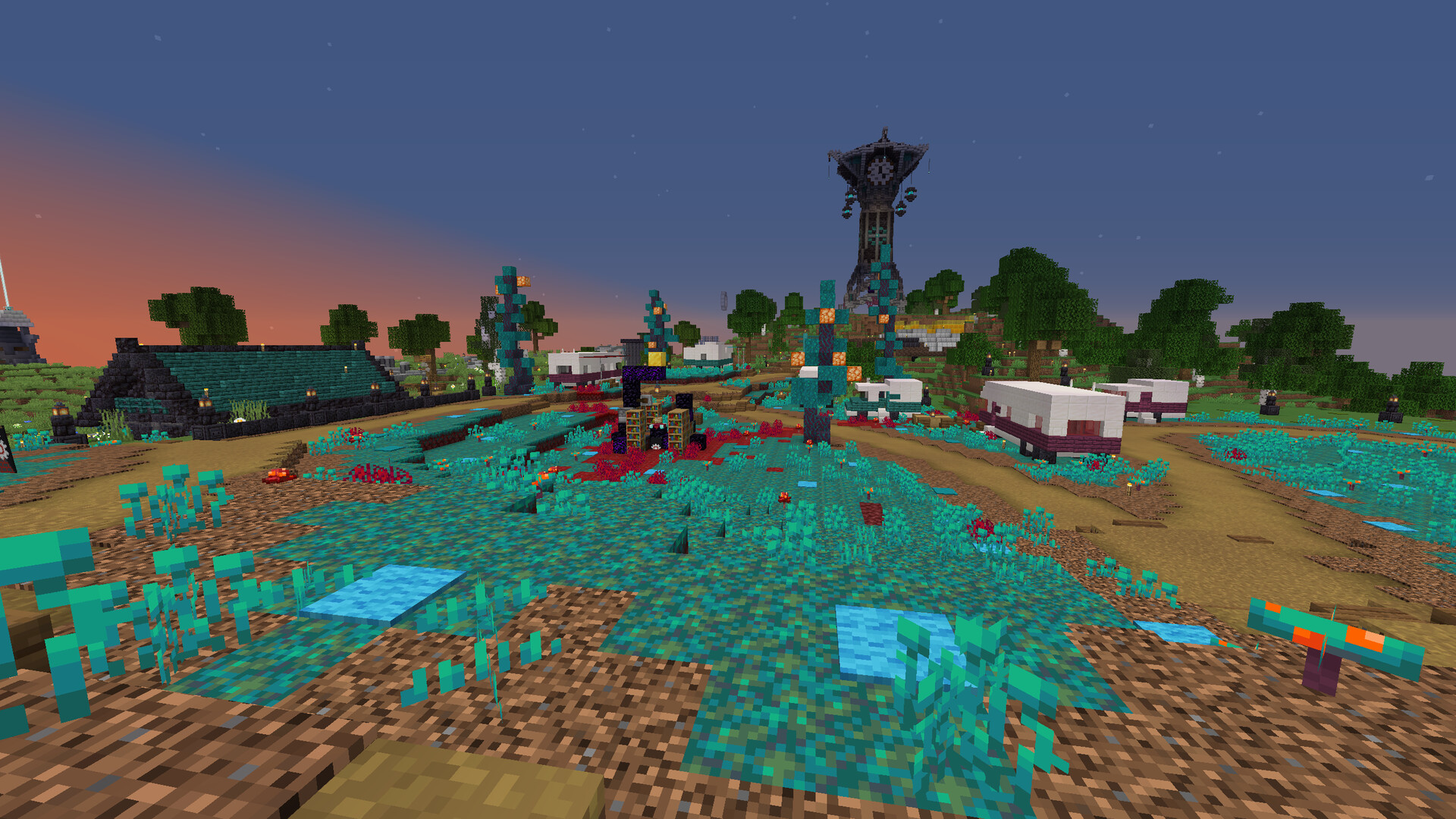 Nether Castle Base Minecraft Map