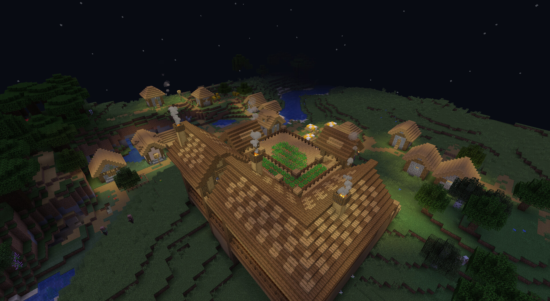 A Part of the Village Minecraft Map