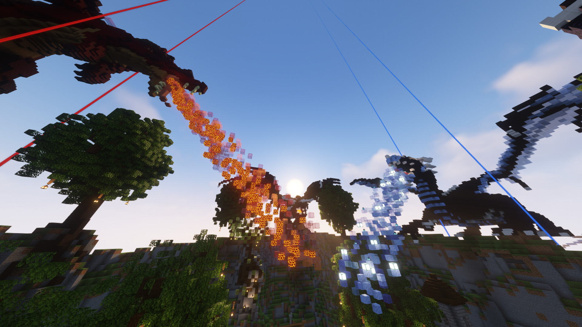 Dragon Fight Server Hub Minecraft Map