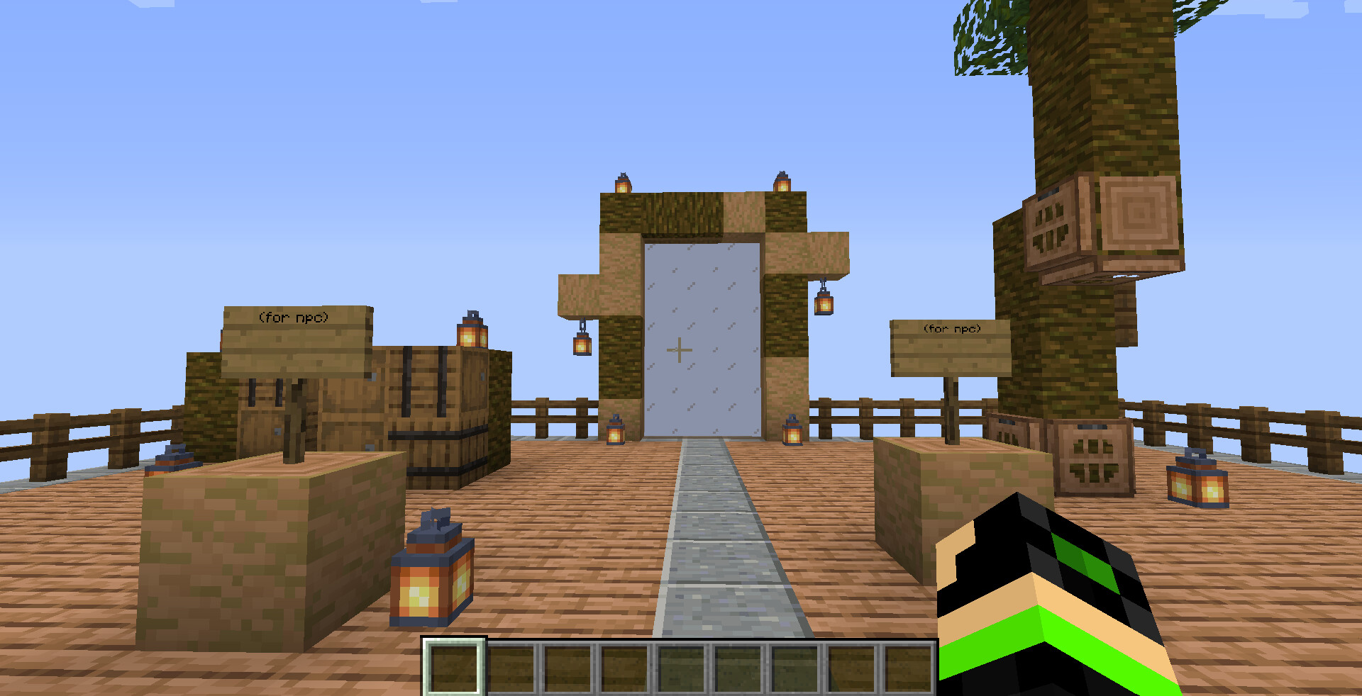Simple Lobby For Small Server Minecraft Map