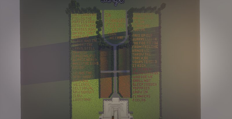 Vimy Ridge Memorial - Remembrance Day Minecraft Map