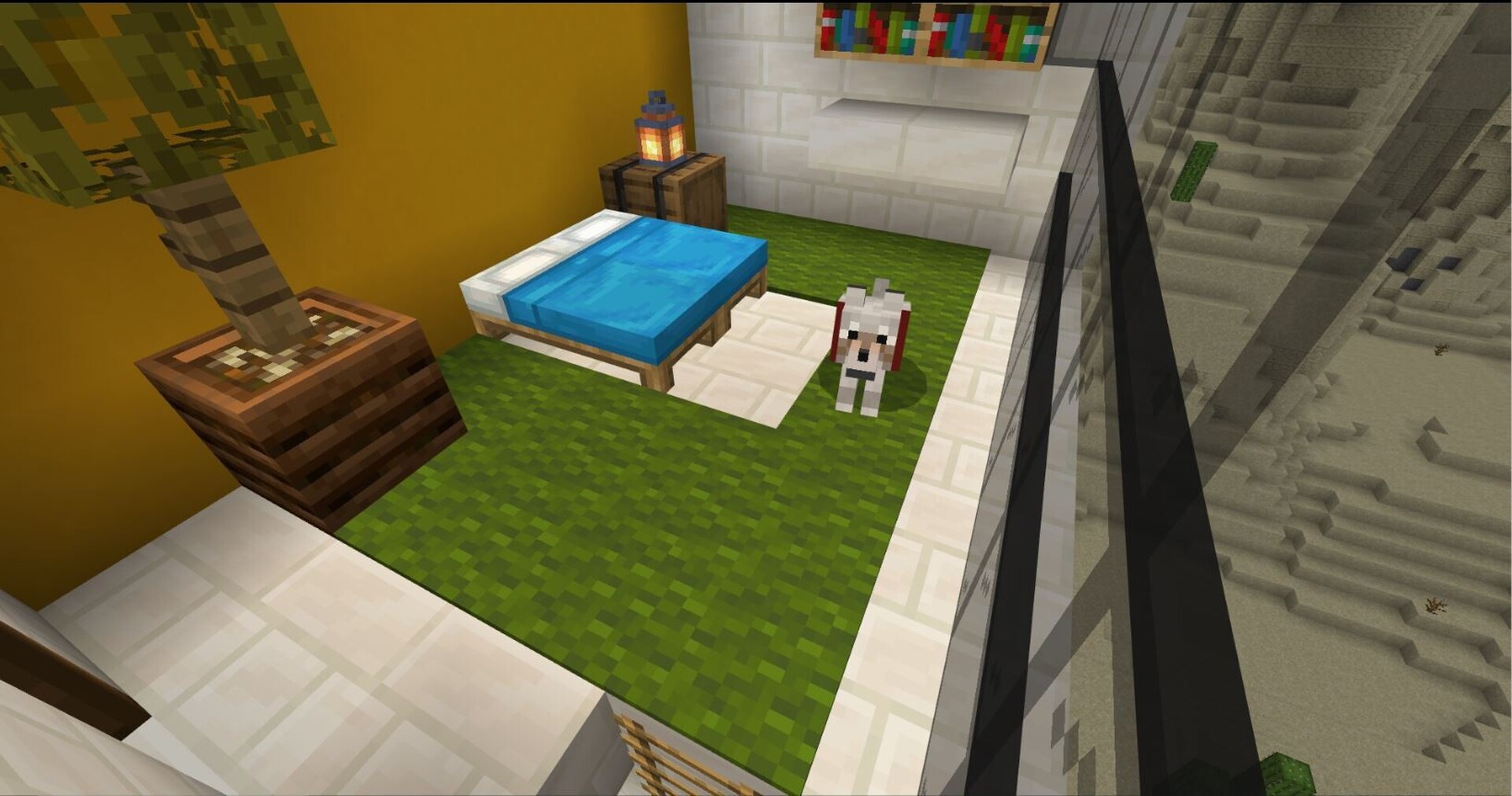 MODERN HOUSES - House on cliff (Bedrock Edition) Minecraft Map