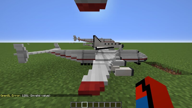Mini 225 With gear and Buran space shuttle Minecraft Map