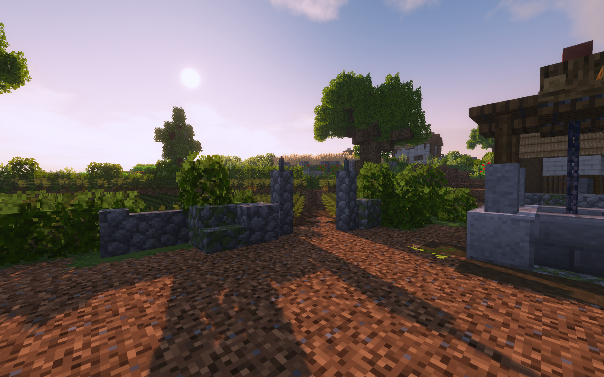 Medieval Hamlet Progress Minecraft Map