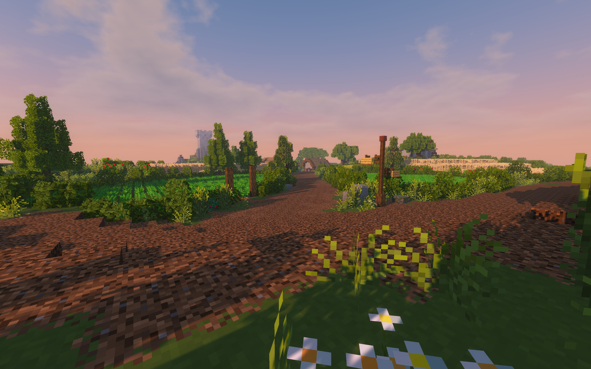 Medieval Hamlet Progress Minecraft Map