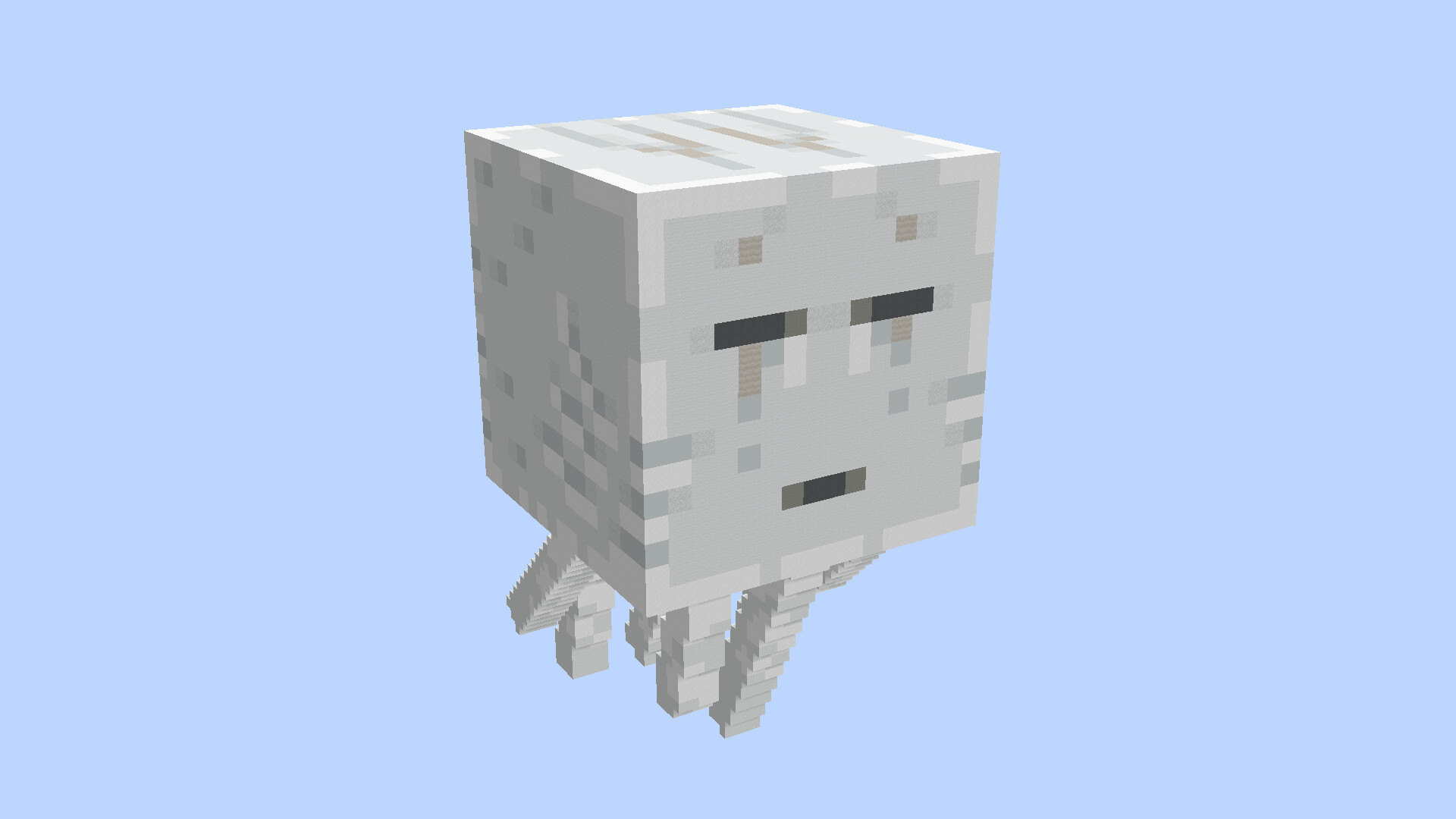 Ghast Mob Statues Minecraft Map