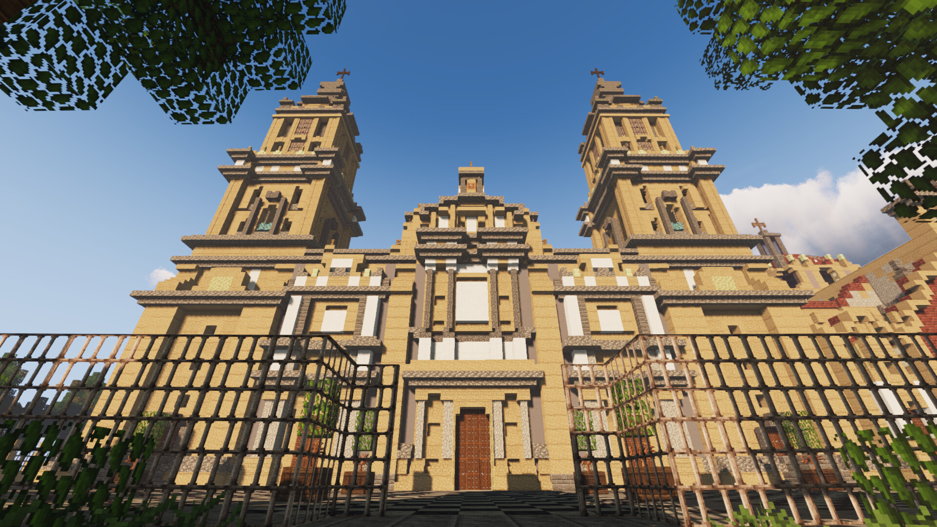 Mexico City Metropolitan Cathedral and Zócalo, 1888 (1:1 Scale ...