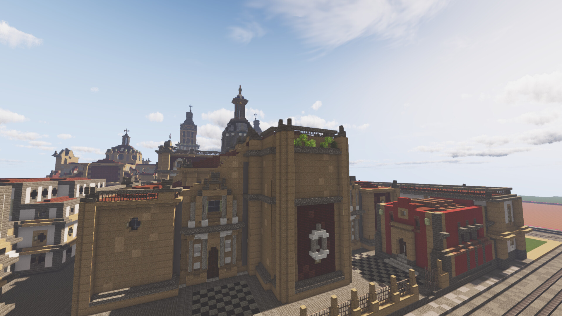 Mexico City Metropolitan Cathedral and Zócalo, 1888 (1:1 Scale ...