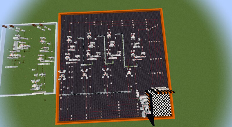 redstone calculator v1 Minecraft Map