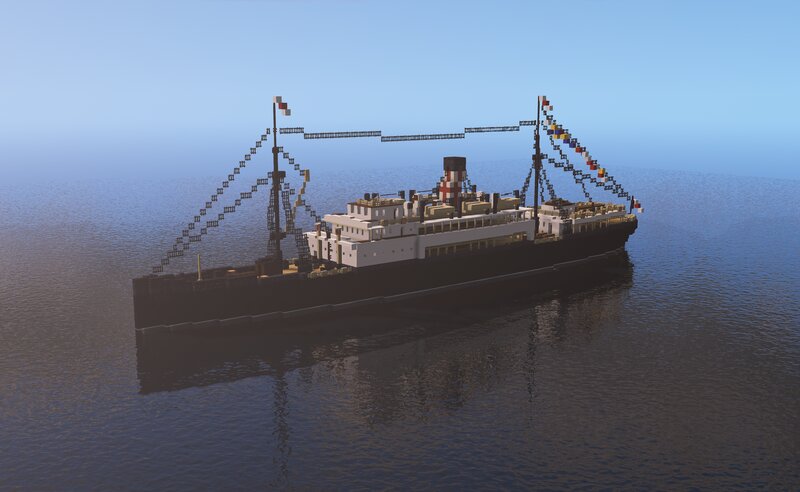 RMS Snaefell - 1900's Steam Ship Minecraft Map