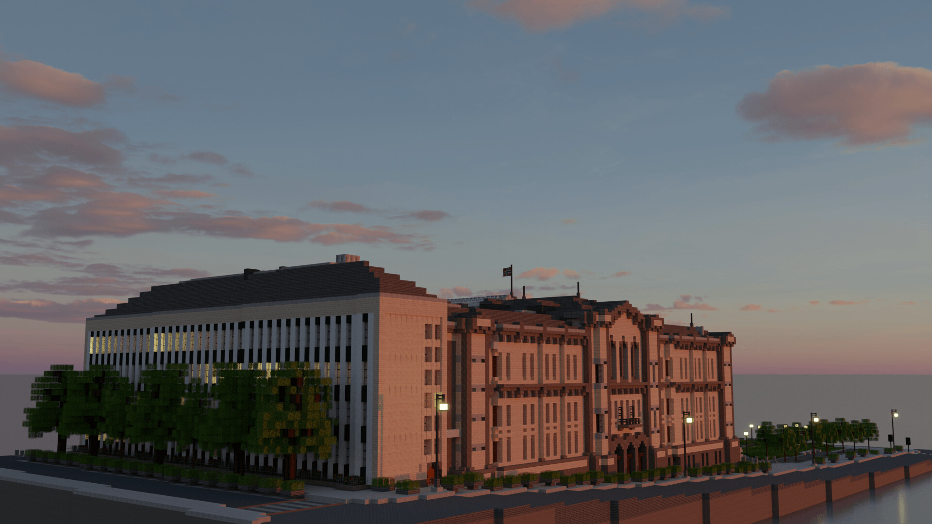 The Norwegian Parliament (Stortinget), Oslo / Norway Minecraft Map