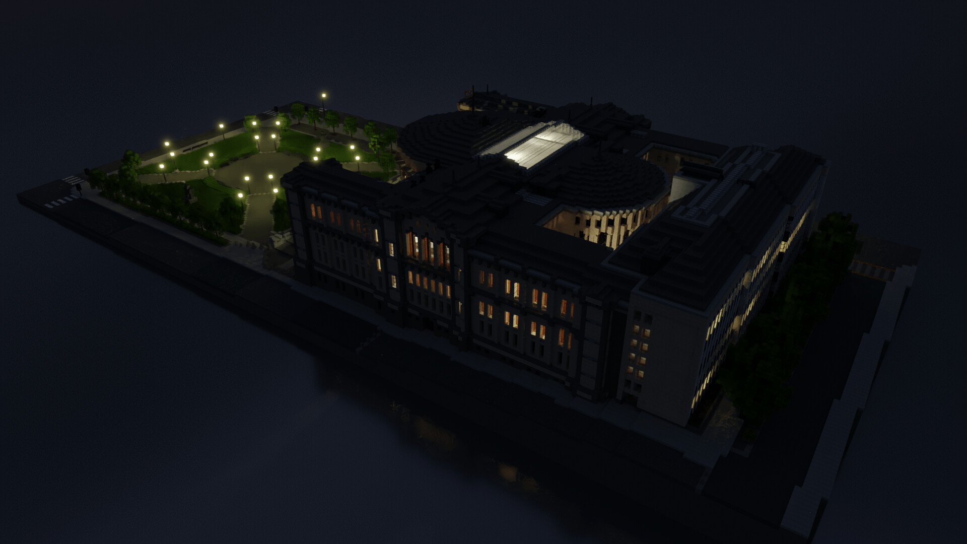 The Norwegian Parliament (Stortinget), Oslo / Norway Minecraft Map