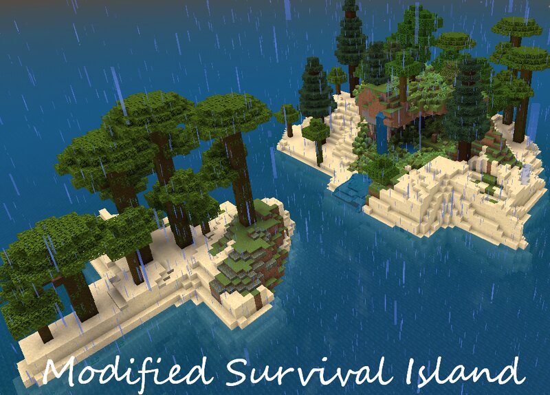 Modified Survival Spawn Minecraft Map
