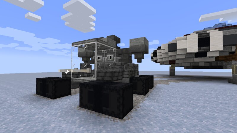 Sidewinder + SRV Scarab (from Elite Dangerous) Minecraft Map