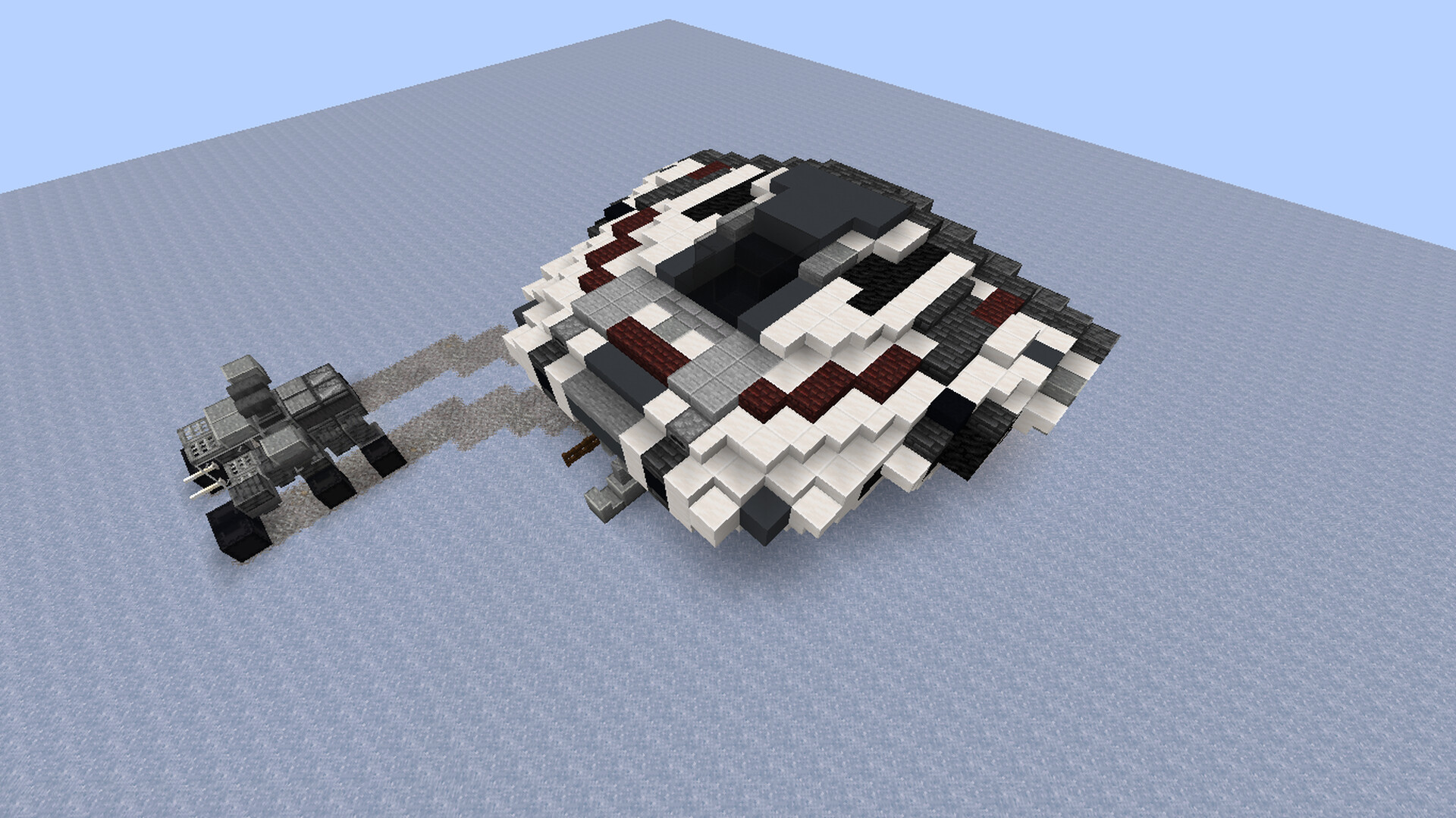 Sidewinder + SRV Scarab (from Elite Dangerous) Minecraft Map