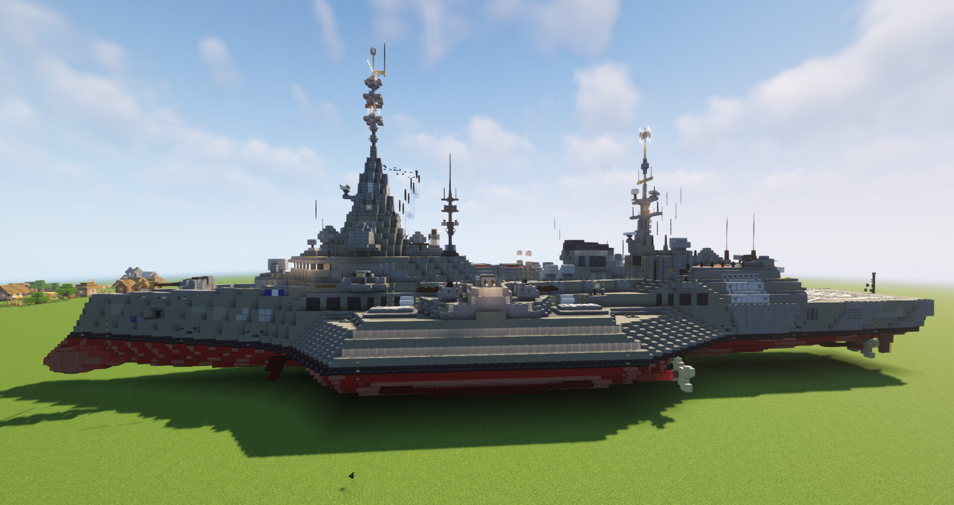 Beast Class Destroyer (Fictional) (Schematic) Minecraft Map