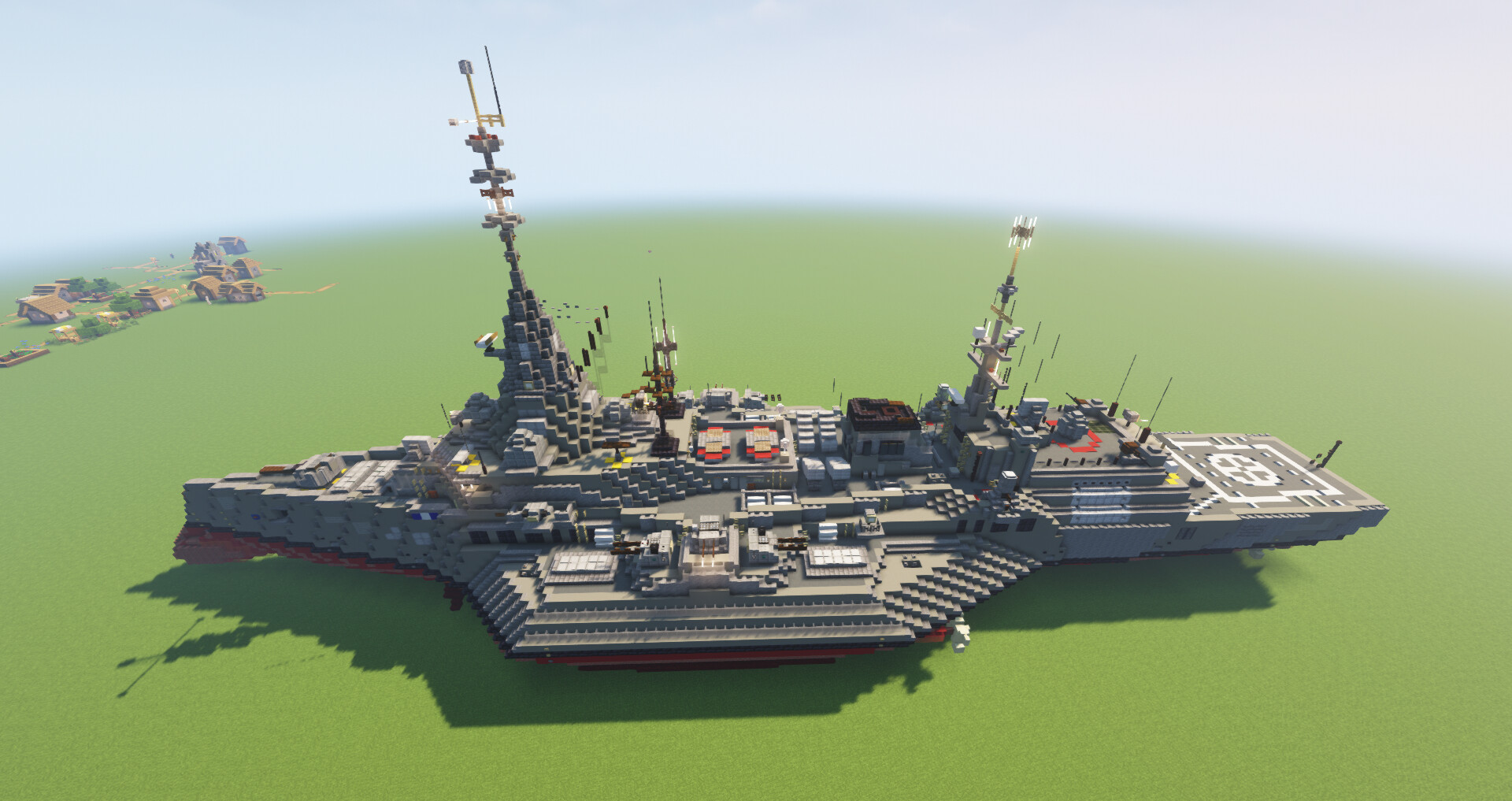 Beast Class Destroyer (Fictional) (Schematic) Minecraft Map