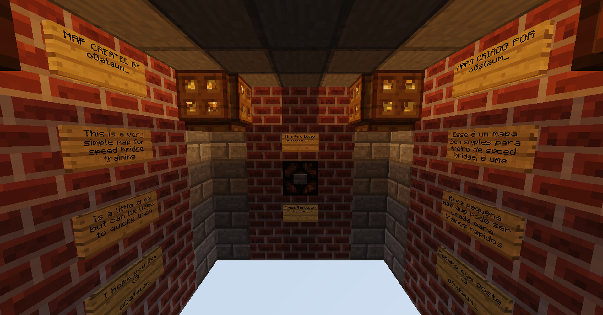 SpeedBridge Training Map - By oGataum_ Minecraft Map