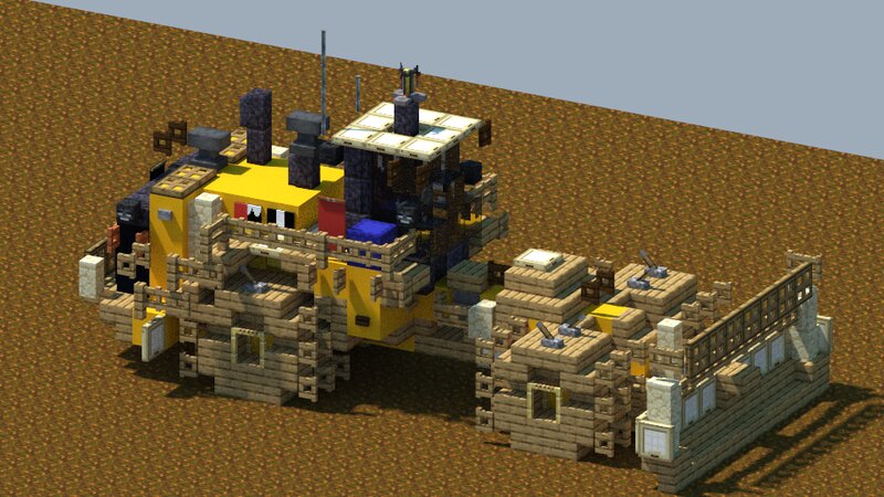 Cat 836K Landfill Compactor [With Download] Minecraft Map